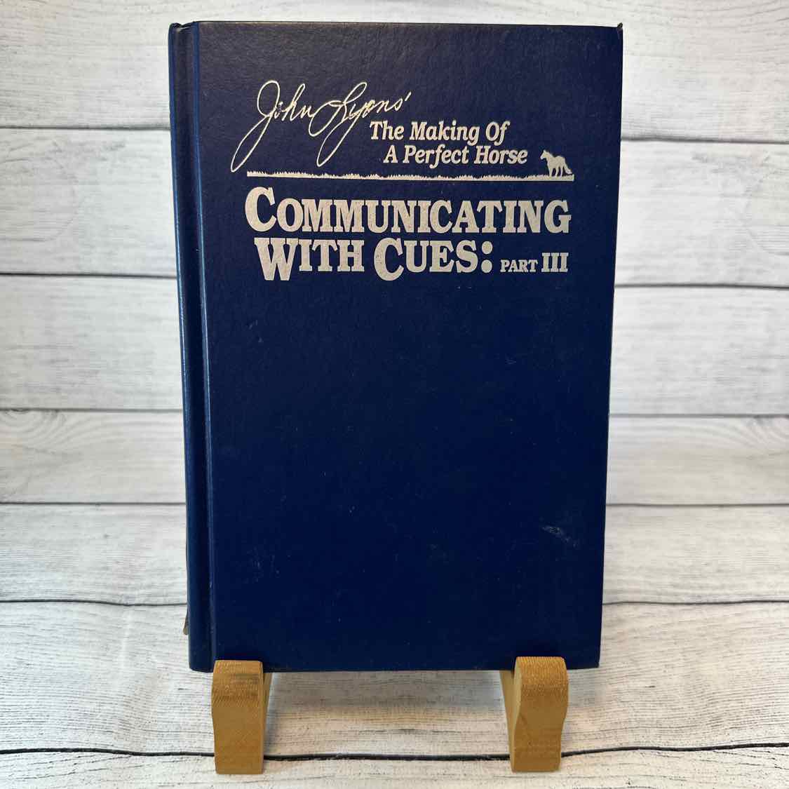 Communicating with Cues: Part III by John Lyons Hardback Book – Good ...