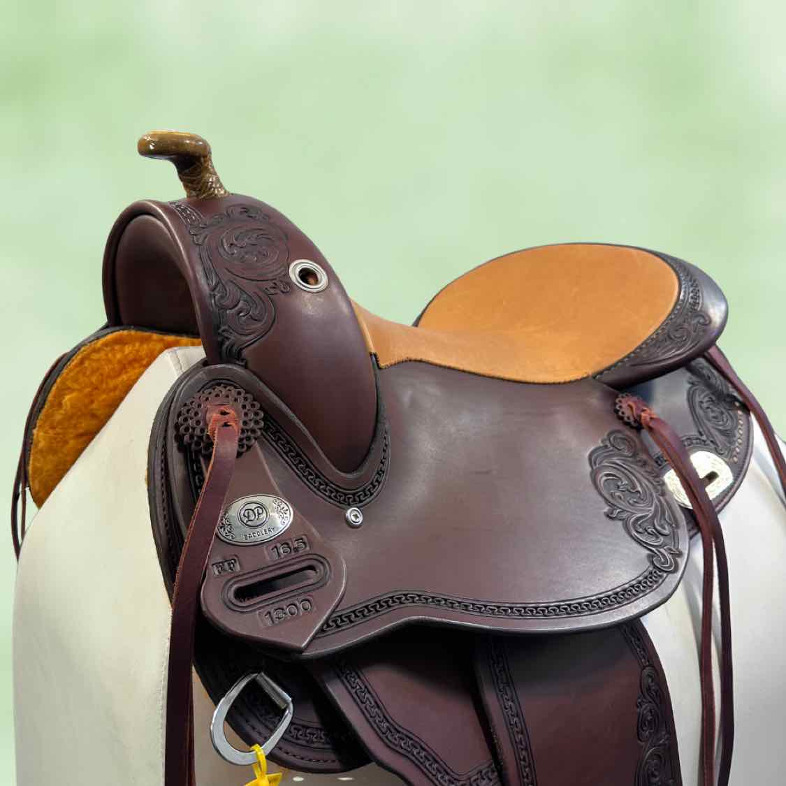 NEW DP Saddlery Nevada 16.5" Havanna Antique FlexFit Western Saddle ...