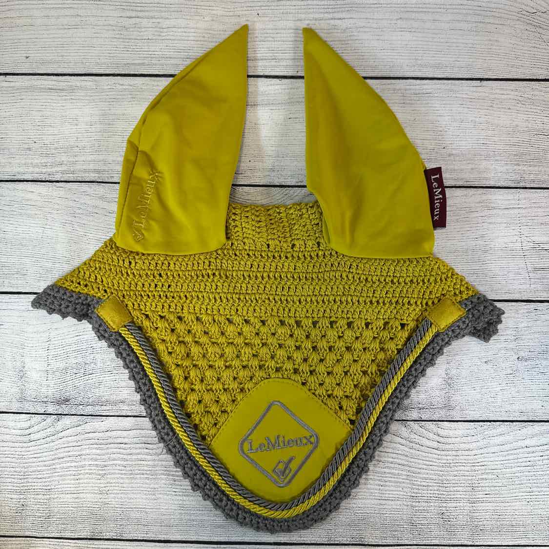 LeMieux Yellow Large Ear Bonnet – Good Apple Equine
