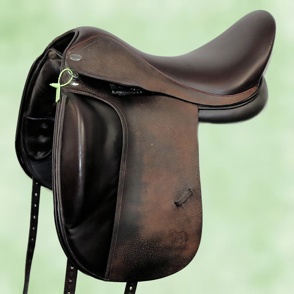 Trustin 19" M Brown Free Shoulder Dressage Saddle – Good Apple Equine