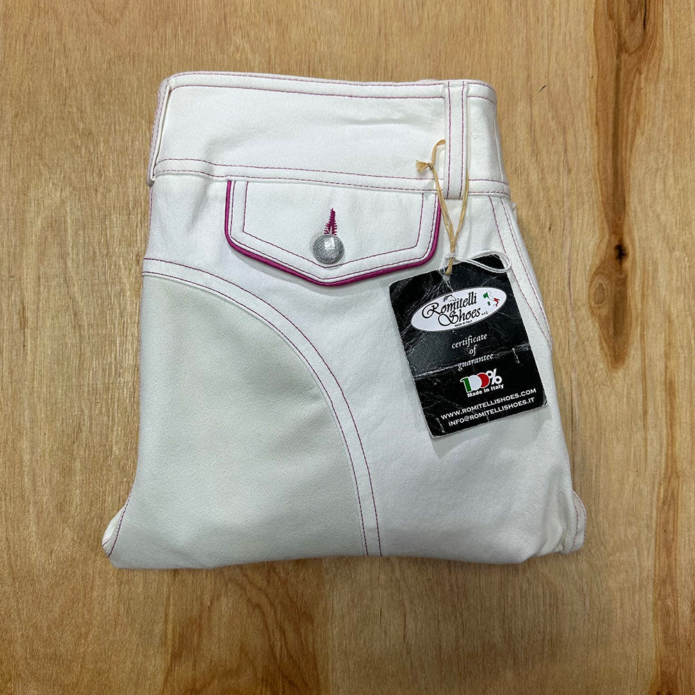 NEW Romitelli 28" White Full Seat Breeches – Good Apple Equine
